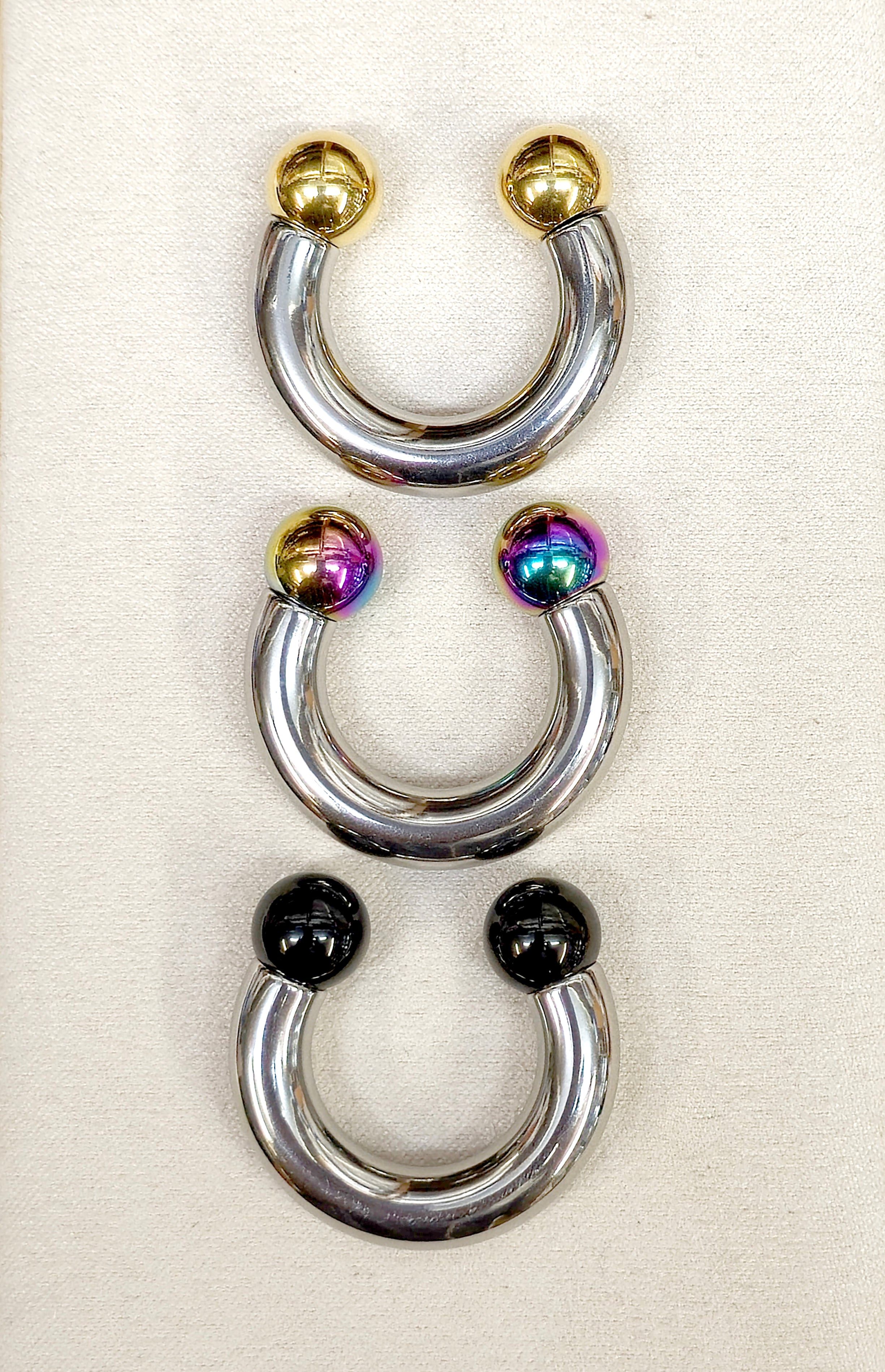 Prince Albert Jewelry PA Rings Circular Horseshoe Barbell Genital Pier ...