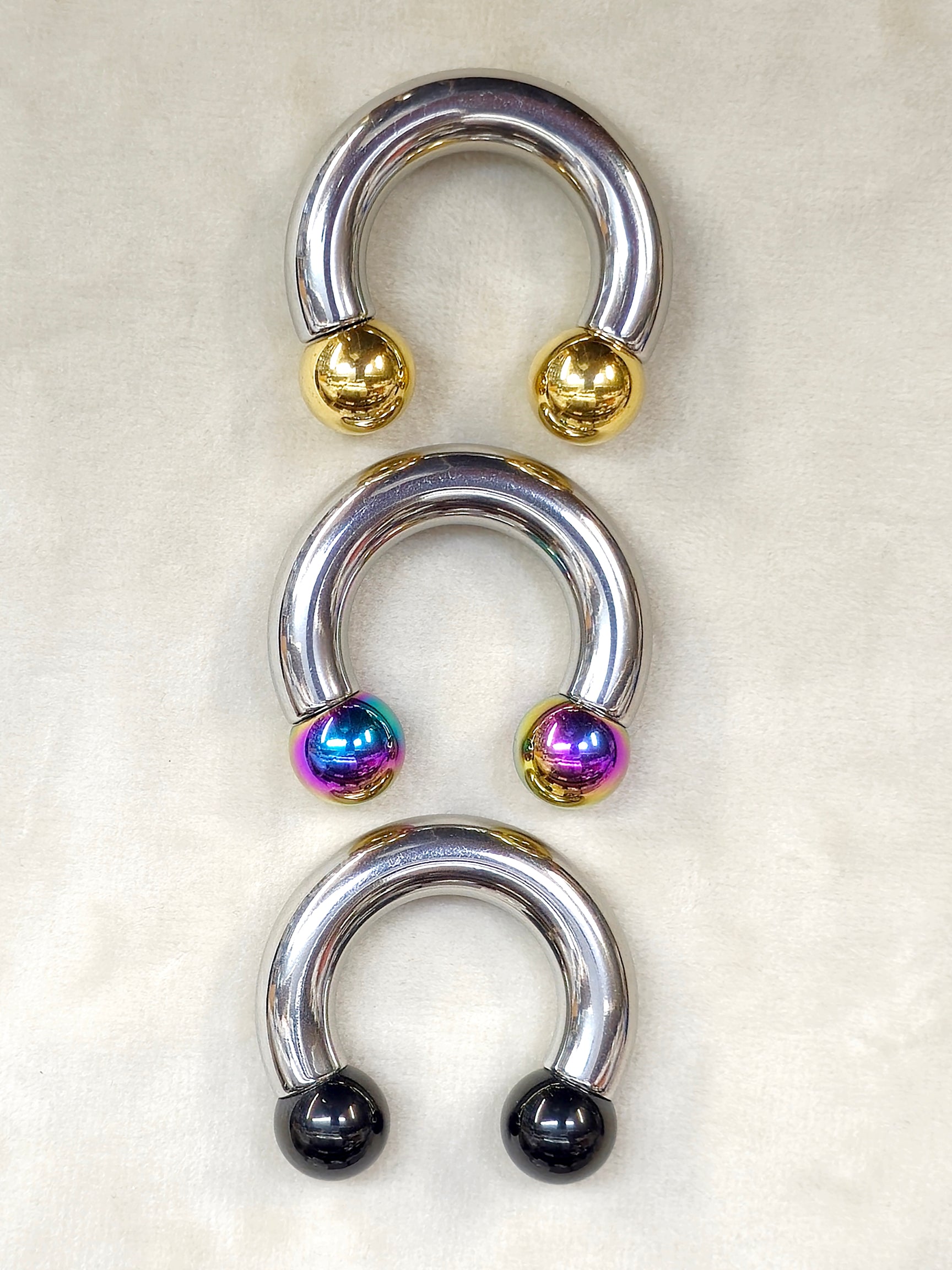 Prince Albert Jewelry PA Rings Circular Horseshoe Barbell Genital Pier ...