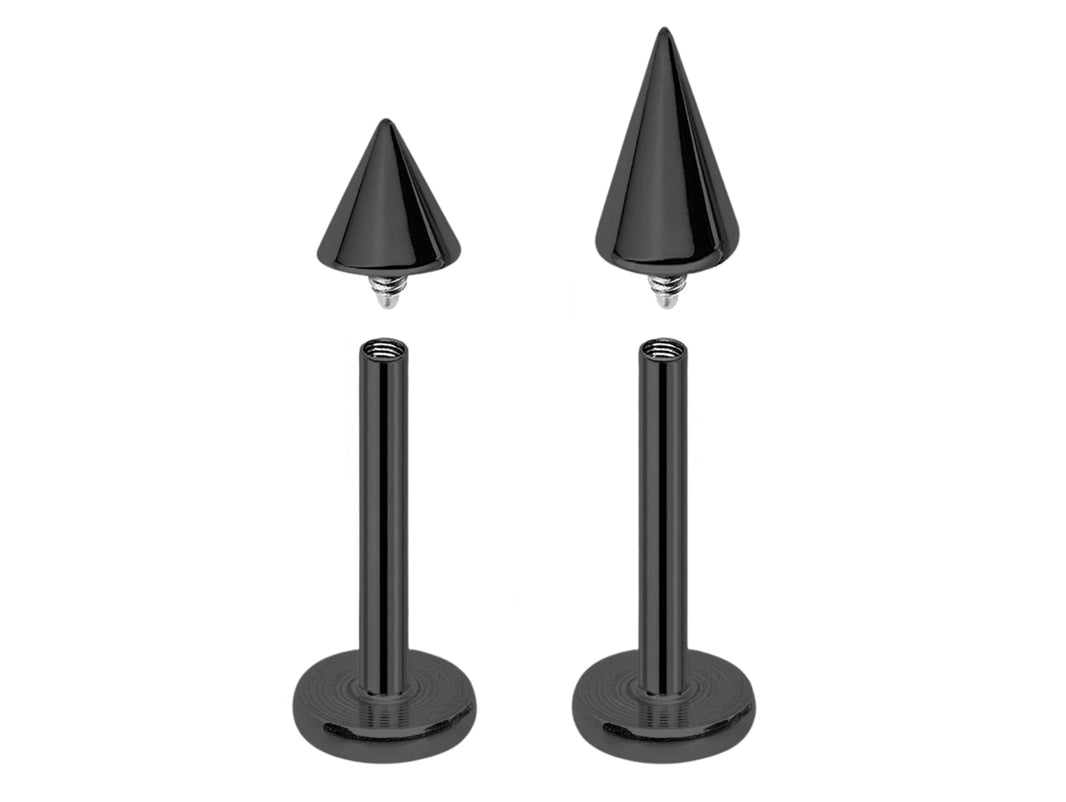 Titanium Lip Ring and vertical labret piercings – Pierced and Lovely